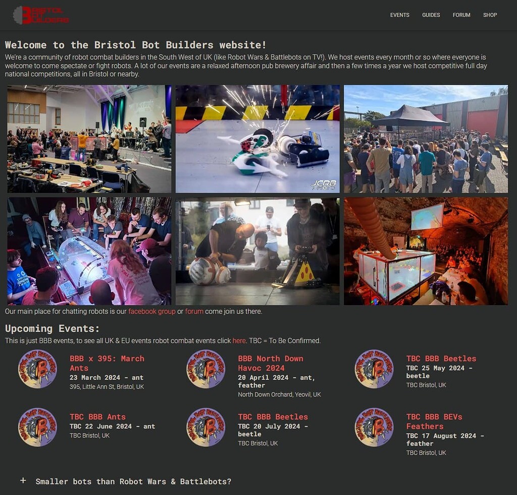 New BBB Website! - BBB Announcements - BBB Forum